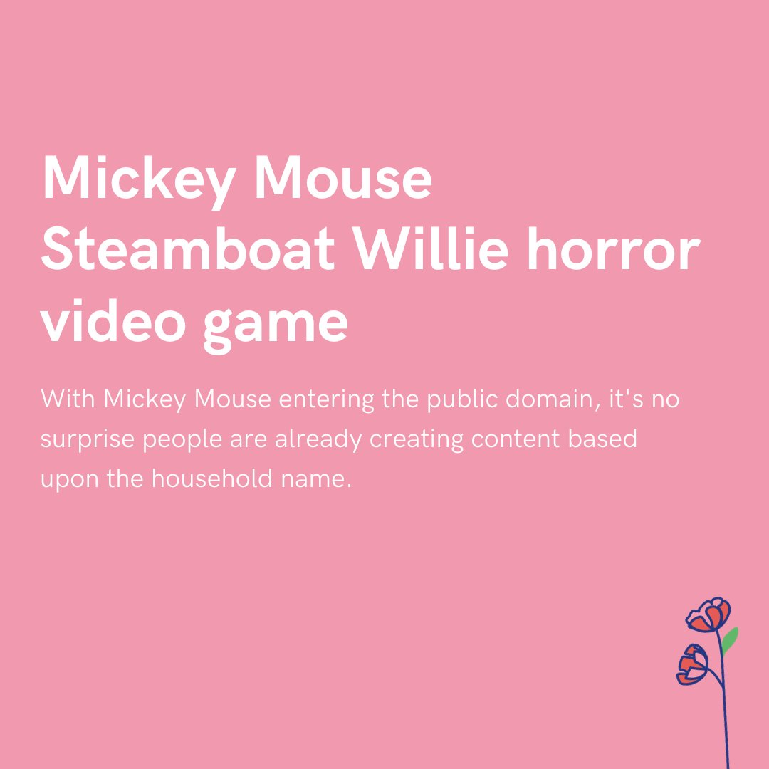 Mickey Mouse horror film and video game!