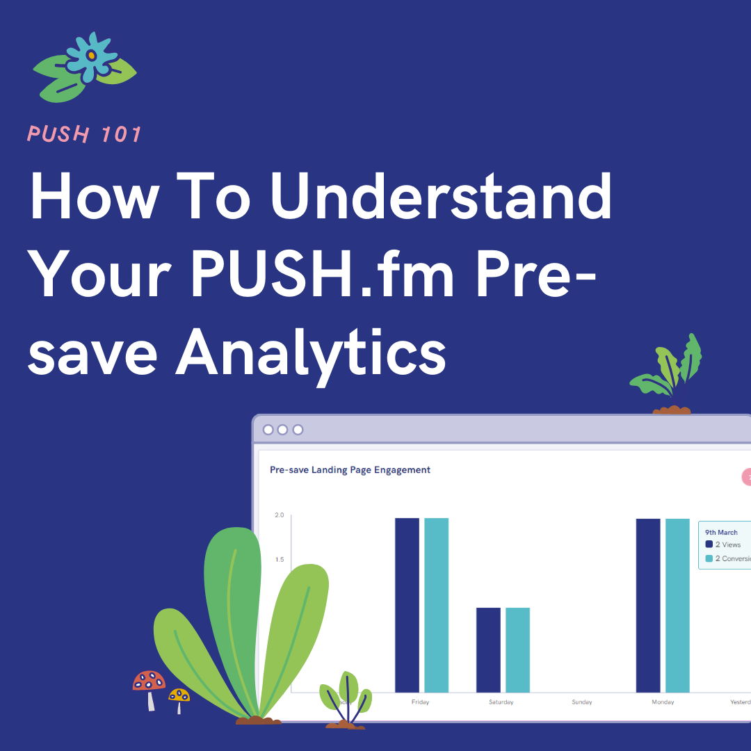 PUSH 101: how to understand your PUSH.fm Pre-save analytics - PUSH.fm