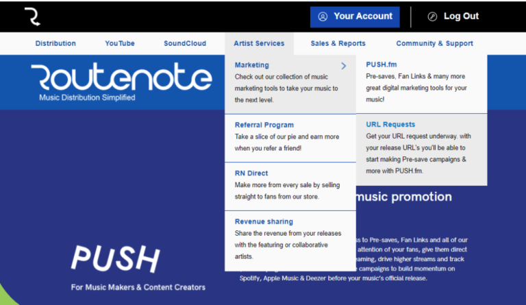 PUSH 101: How to get your Pre-save URLs before release day - PUSH.fm