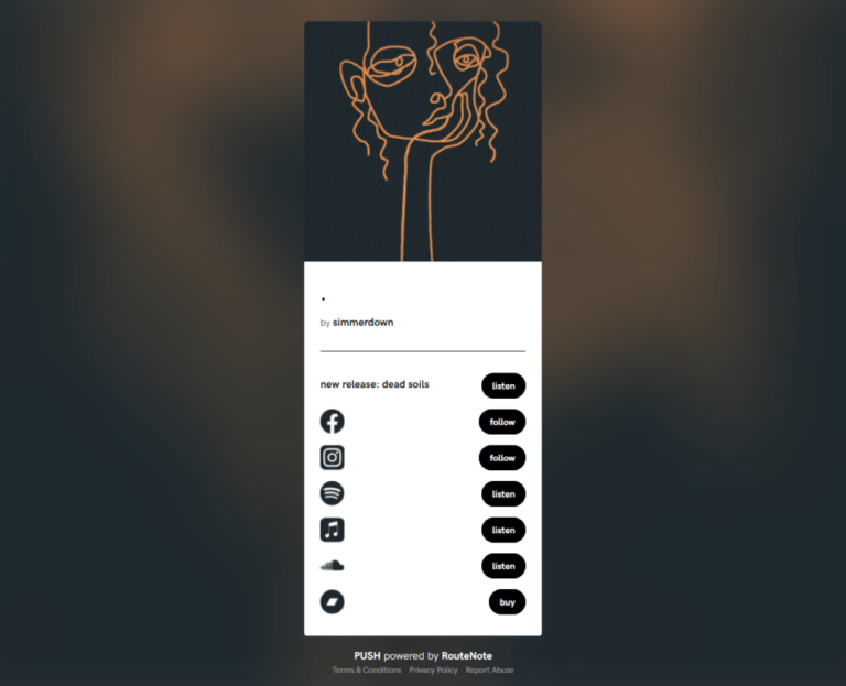 Pimp your smart links; add custom imagery & visuals to your landing pages - PUSH.fm