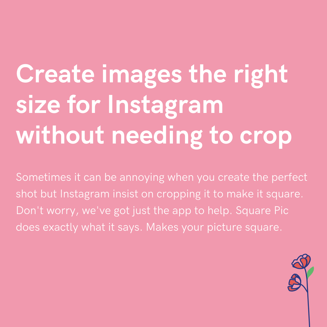 Create images the right size for Instagram without needing to crop ...