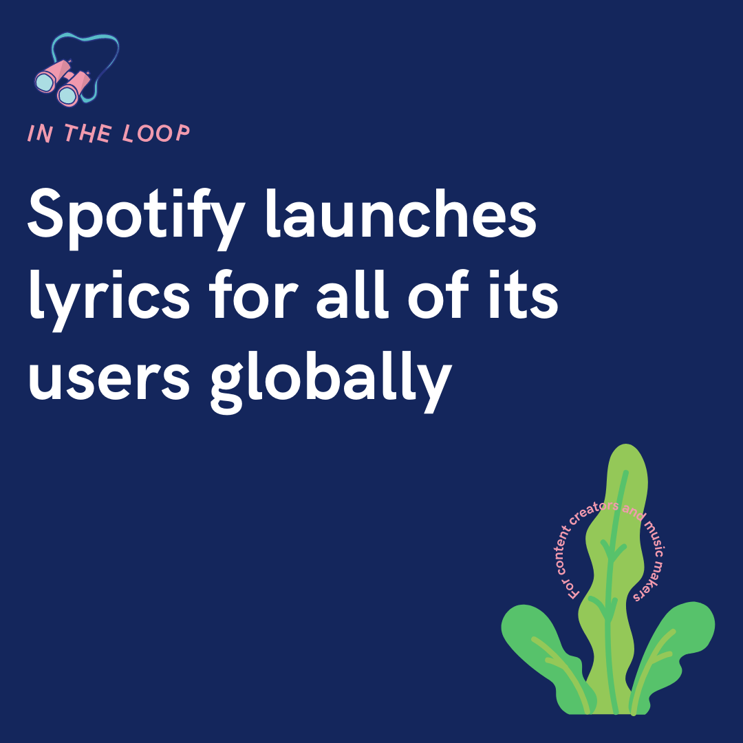 Spotify launches lyrics for all of its users globally - PUSH.fm