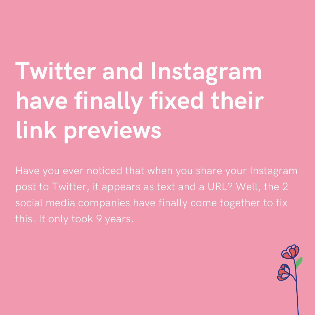 Twitter and Instagram have finally fixed their link previews - PUSH.fm