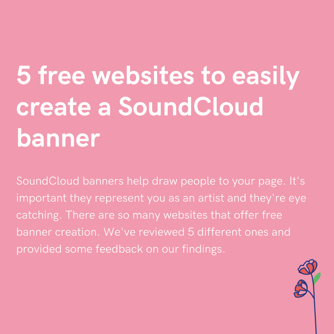 5 free websites to easily create a SoundCloud banner - PUSH.fm