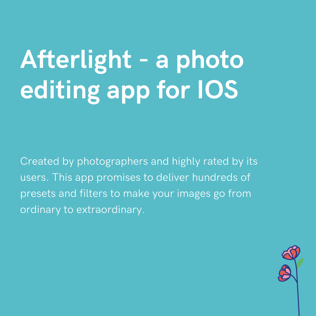 Afterlight - a photo editing app for IOS - PUSH.fm