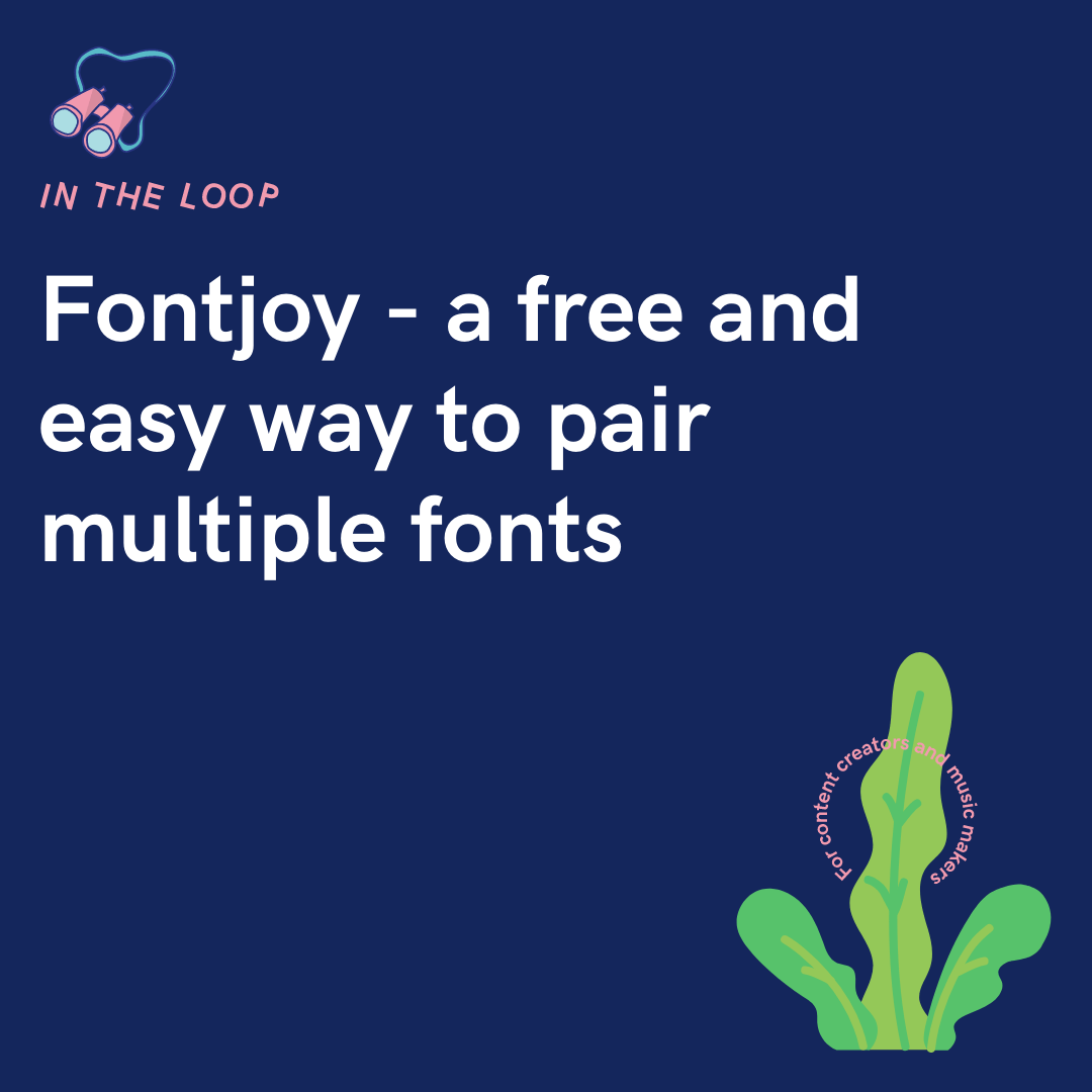 Fontjoy - a free and easy way to pair multiple fonts - PUSH.fm