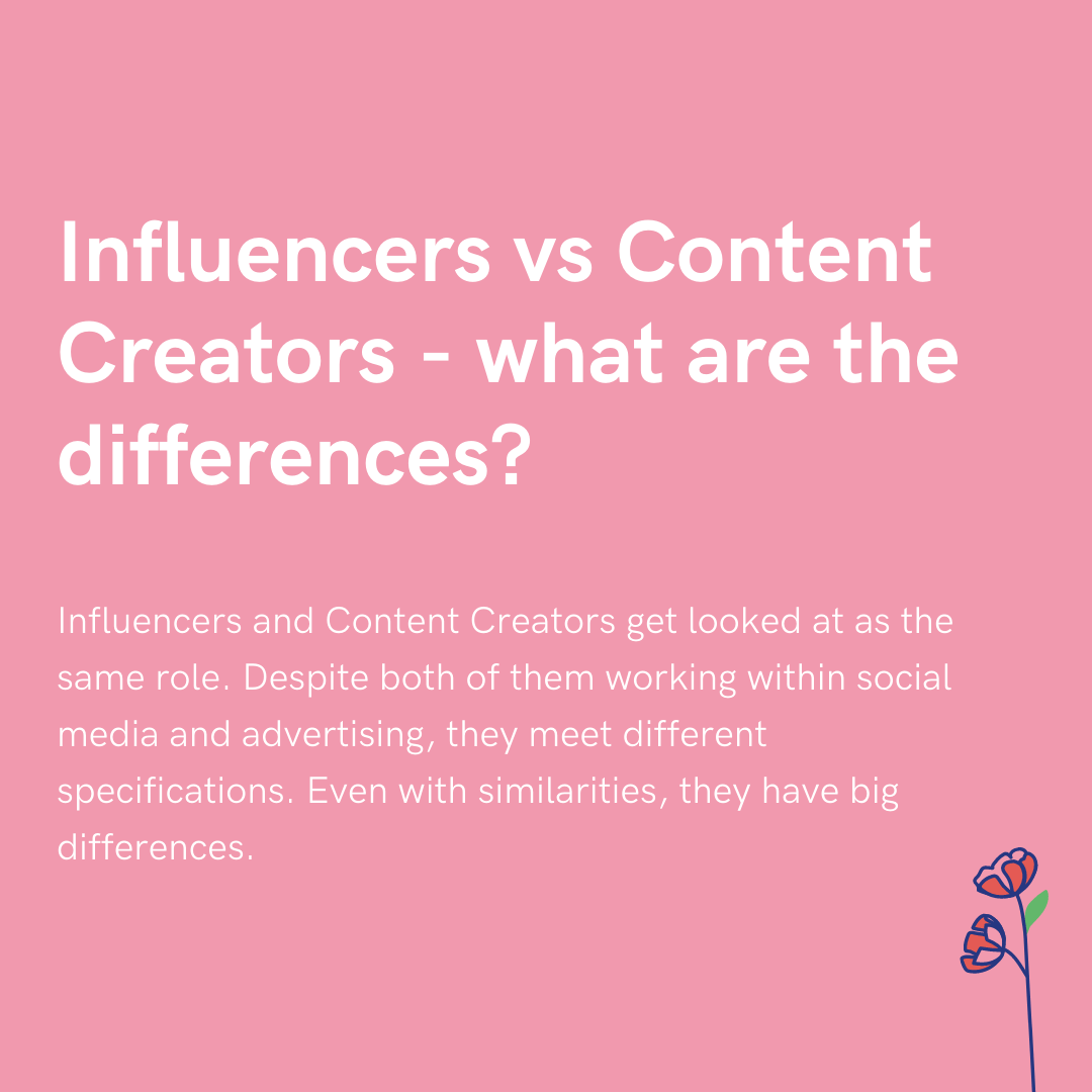 Influencers vs Content Creators - what are the differences? - PUSH.fm