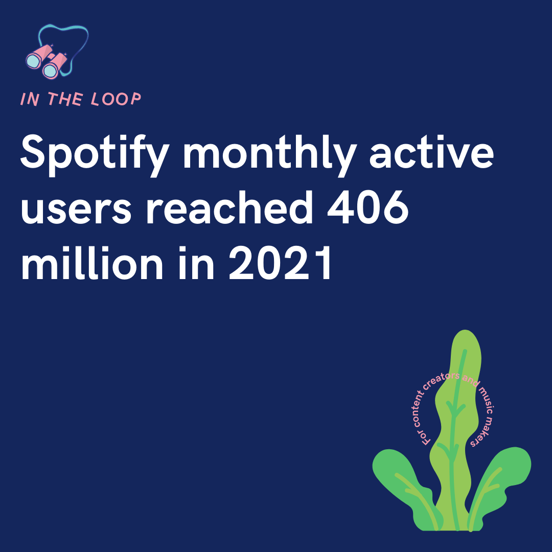 Spotify monthly active users reached 406 million in 2021 - PUSH.fm