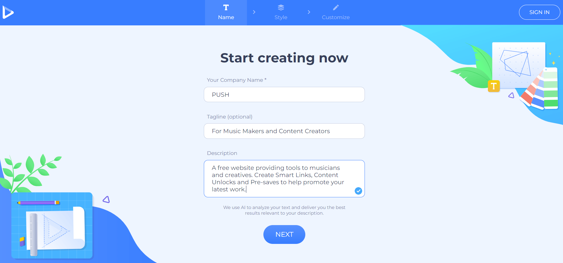 Small brands - how to create a powerful logo for free - PUSH.fm