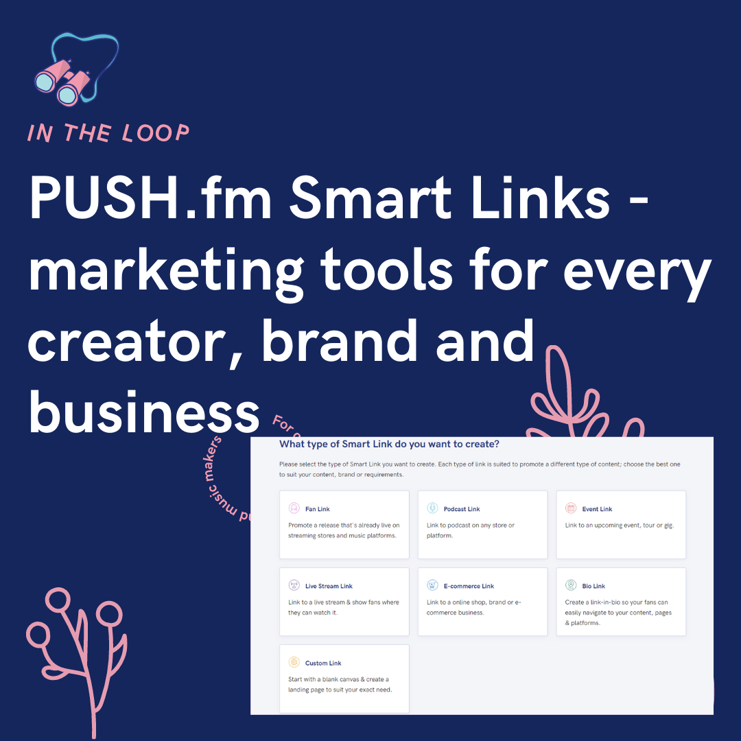 PUSH.fm Smart Links - marketing tools for every creator, brand and business - PUSH.fm