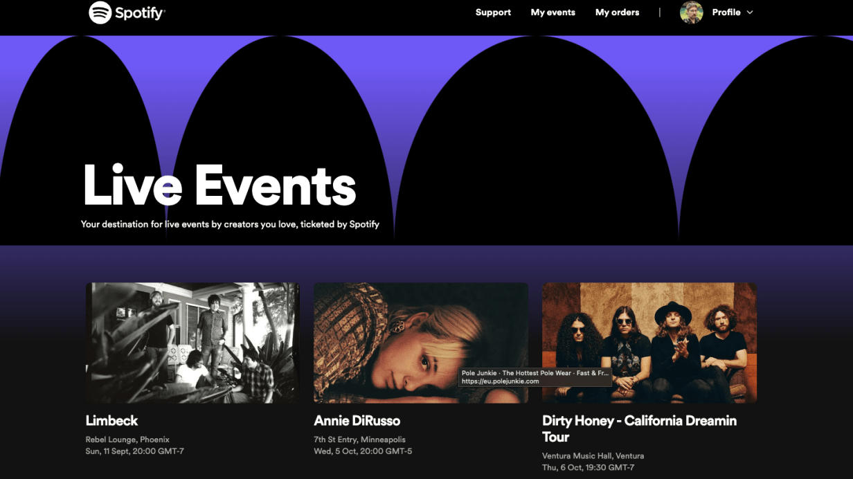 Spotify get involved with concert ticket sales as live music is back in ...
