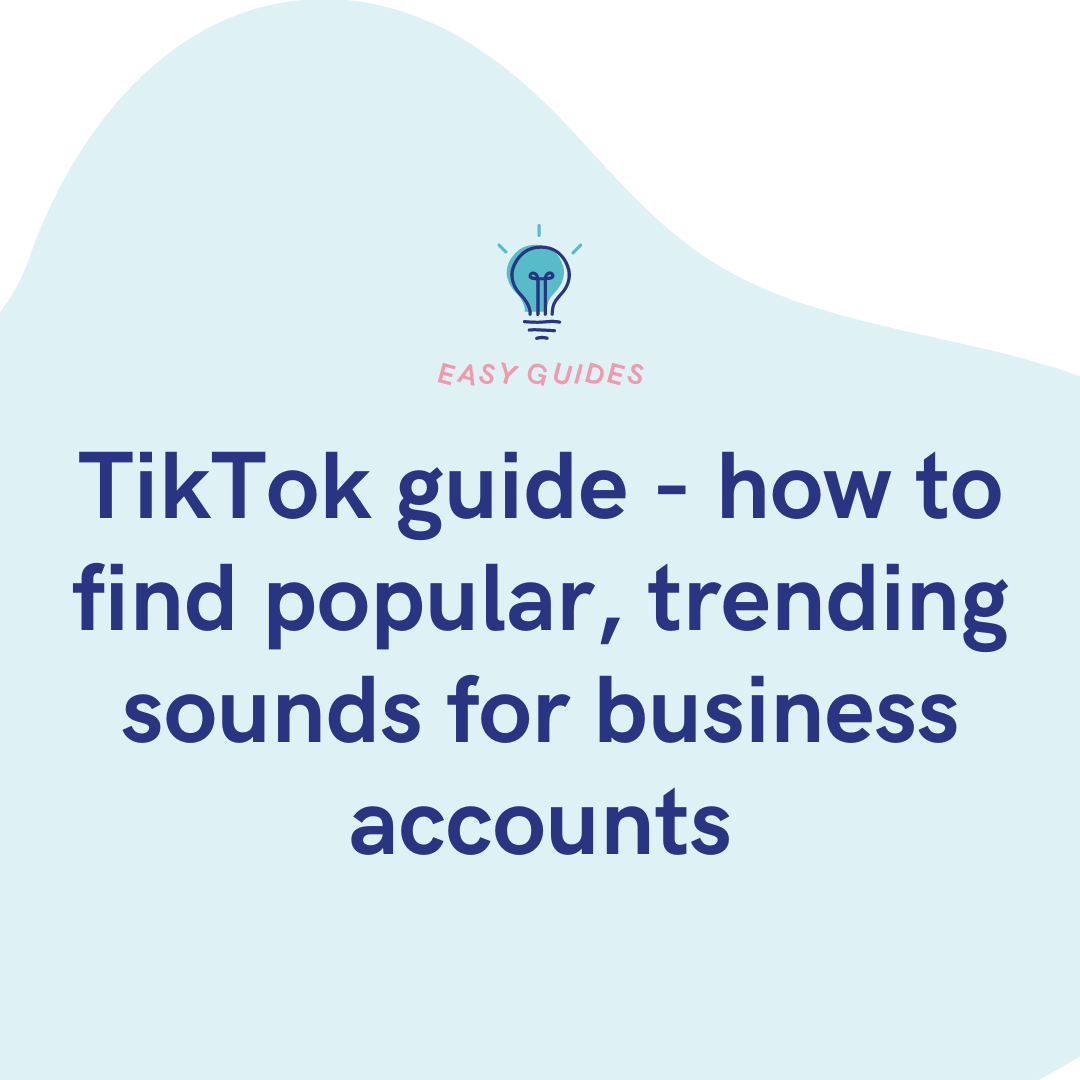 TikTok guide - how to find popular, trending sounds for business accounts - PUSH.fm