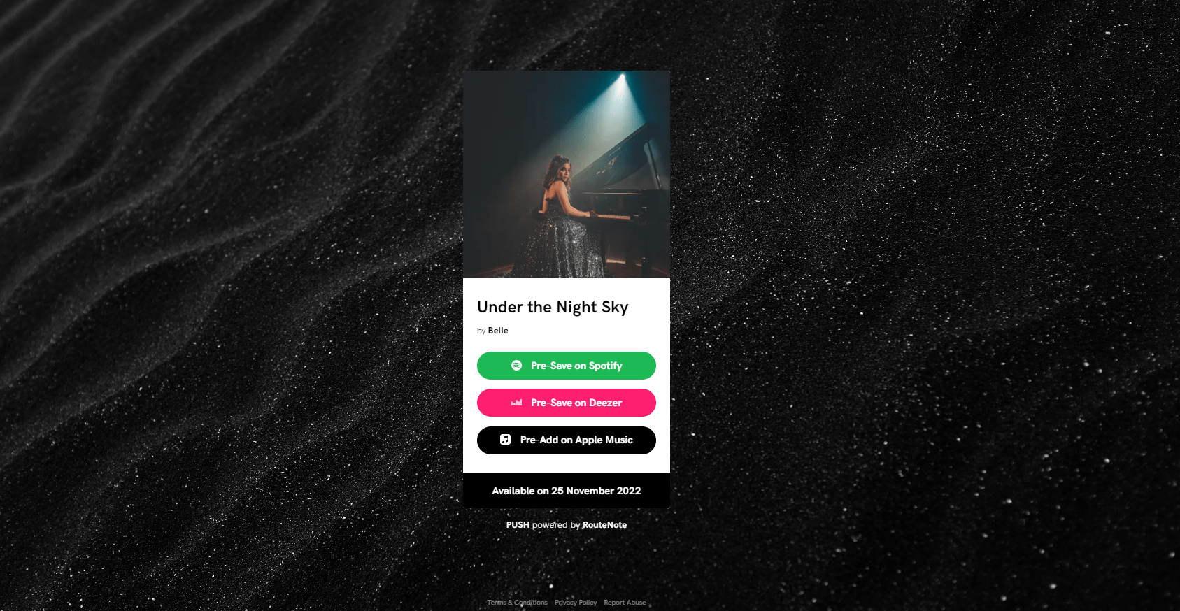 Custom background image for links - brand-new Premium feature - PUSH.fm