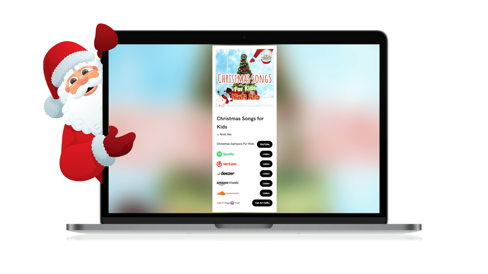 How to create a Christmas Fan Link - PUSH.fm