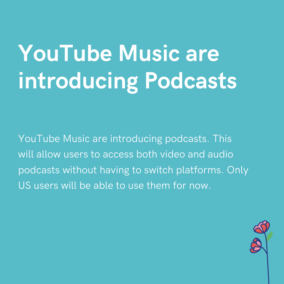 YouTube Music are introducing Podcasts - PUSH.fm