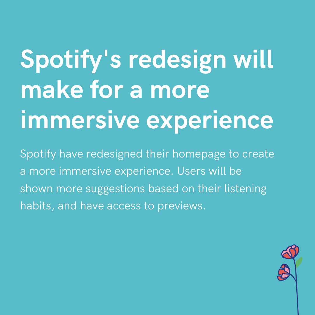 Spotify's redesign will make for a more immersive experience - PUSH.fm
