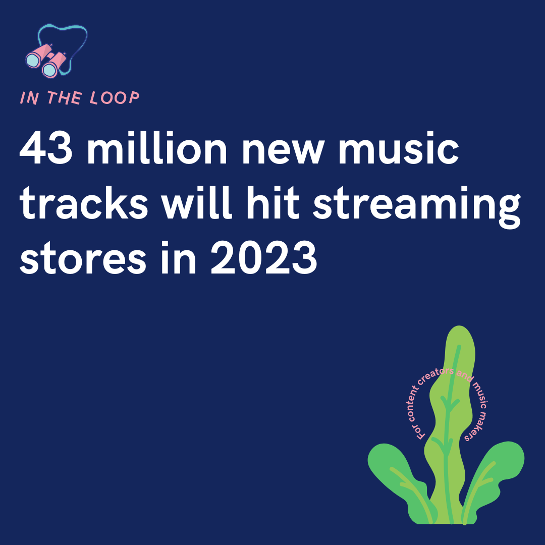 43 million new music tracks will hit streaming stores in 2023 - PUSH.fm