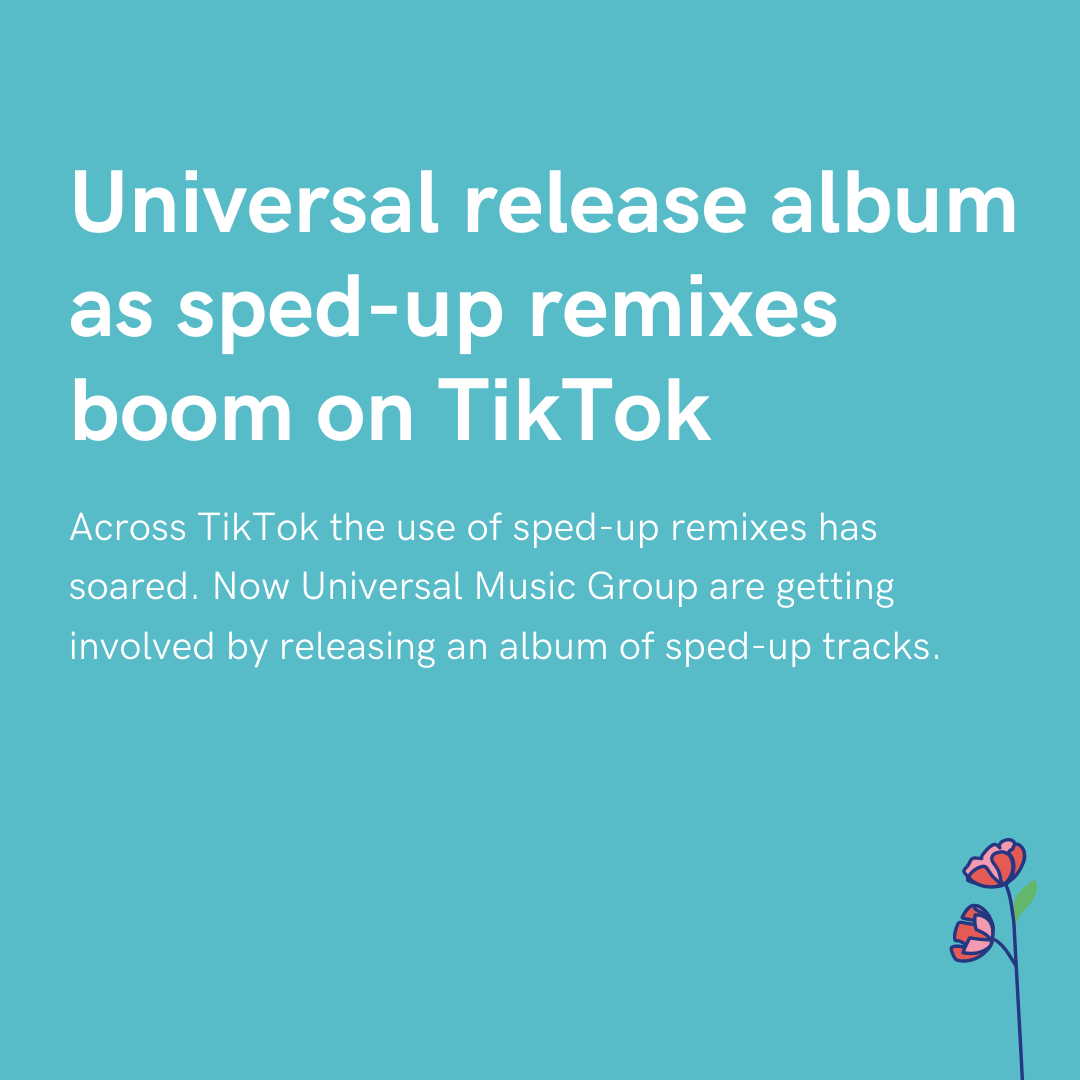 Universal release album as sped-up remixes boom on TikTok - PUSH.fm