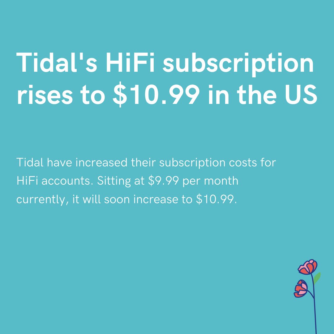 Tidal's HiFi subscription rises to $10.99 in the US - PUSH.fm