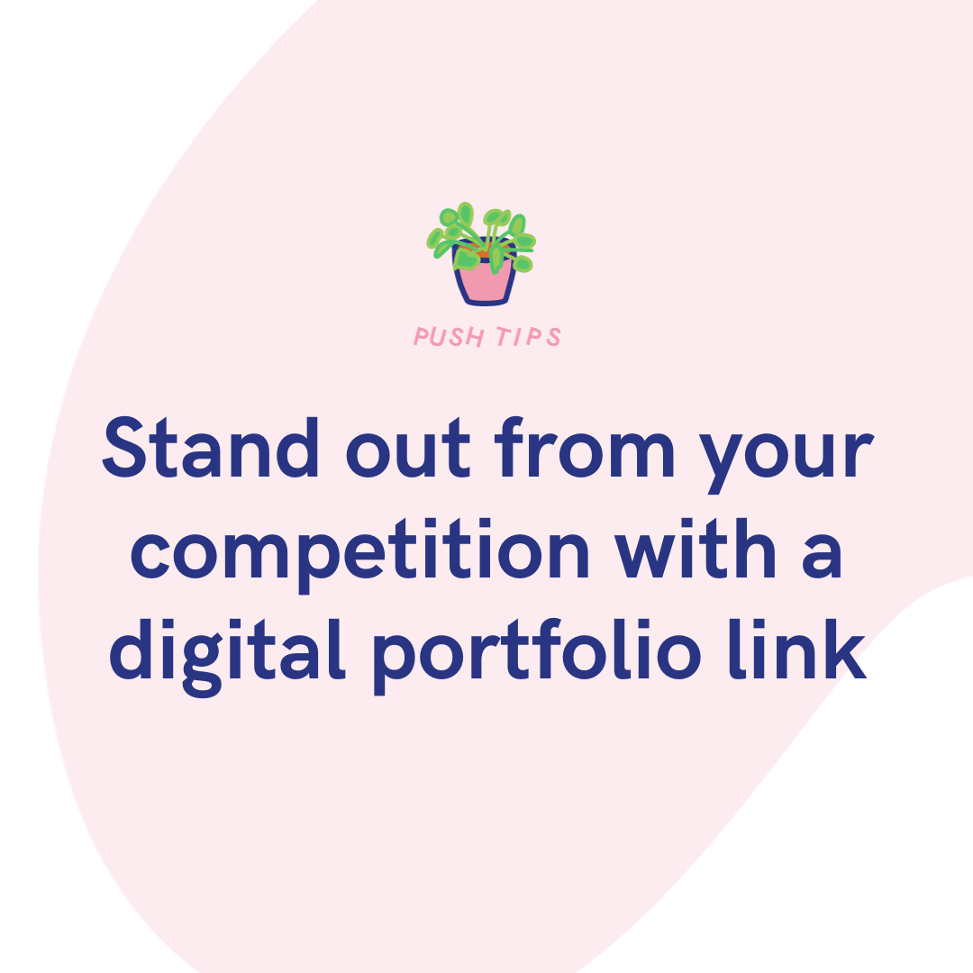 Stand out from your competition with a digital portfolio link - PUSH.fm