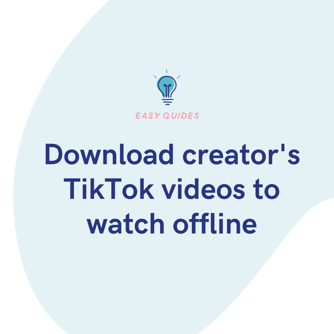 Download creator's TikTok videos to watch offline - PUSH.fm