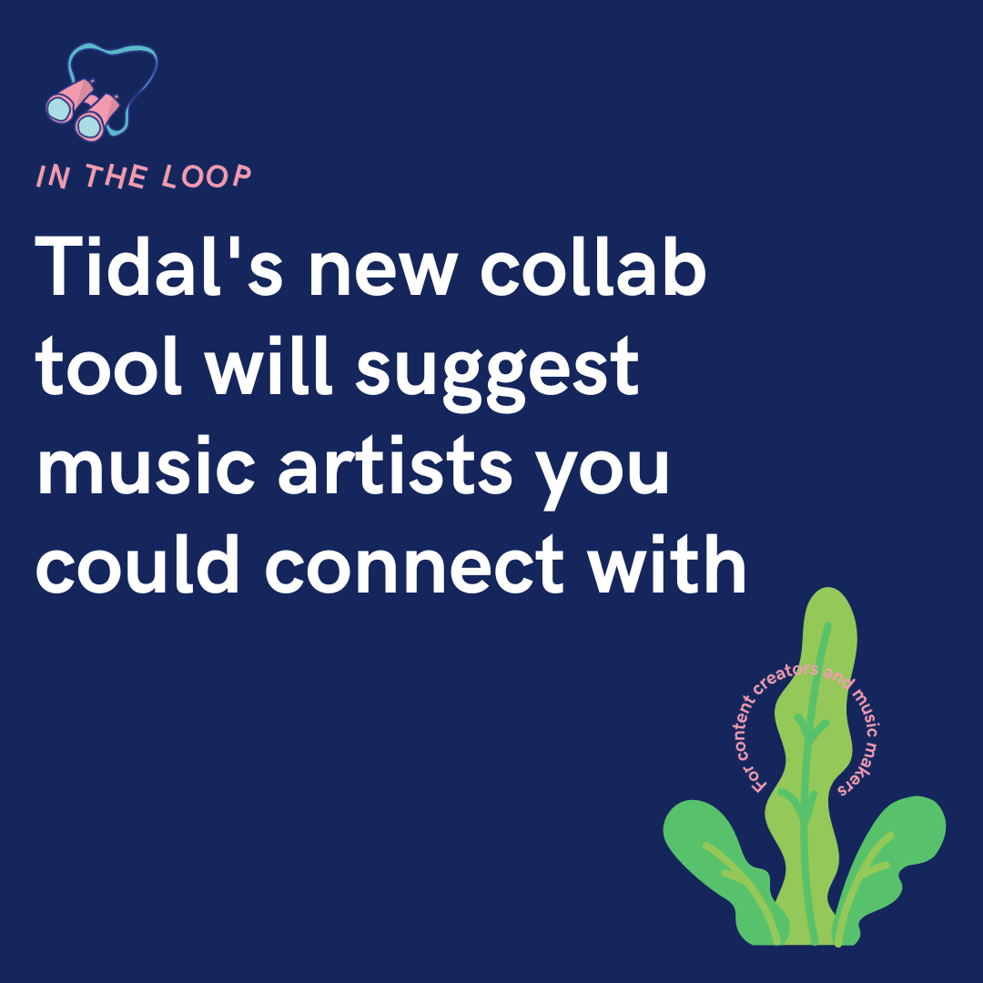 Tidal's new collab tool will suggest music artists you could connect ...