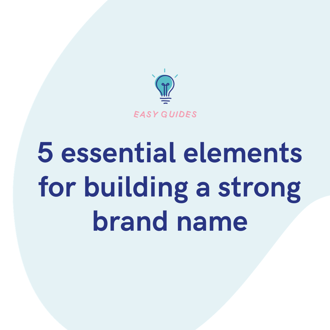 How to choose a brand name