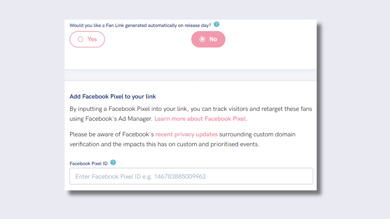 How to create a free Pre-save link