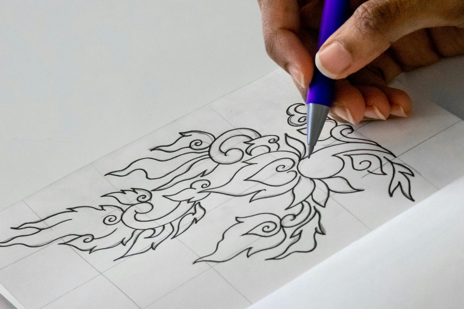 Fine line drawing for beginners