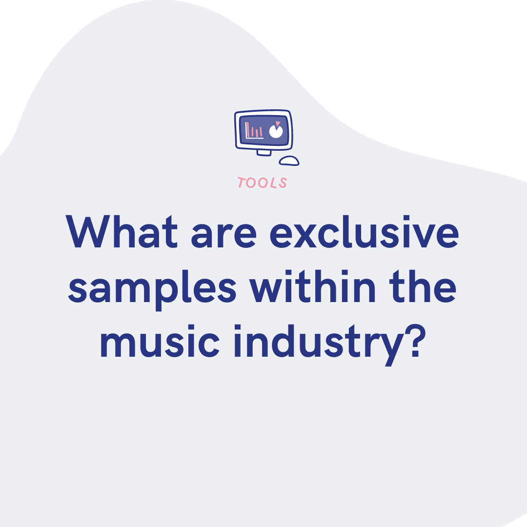What are exclusive music samples?