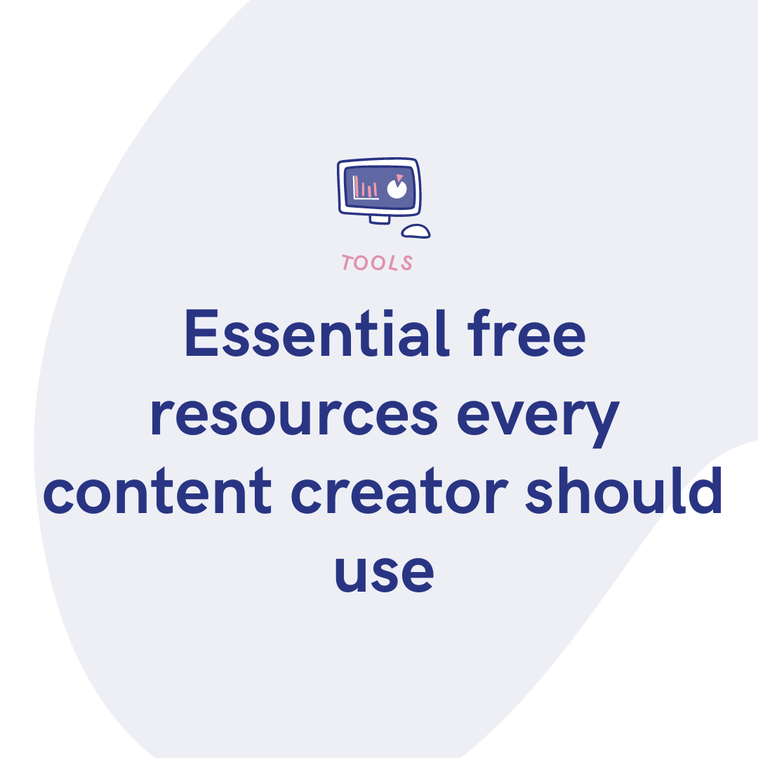 Essential free resources every content creator should use - PUSH.fm