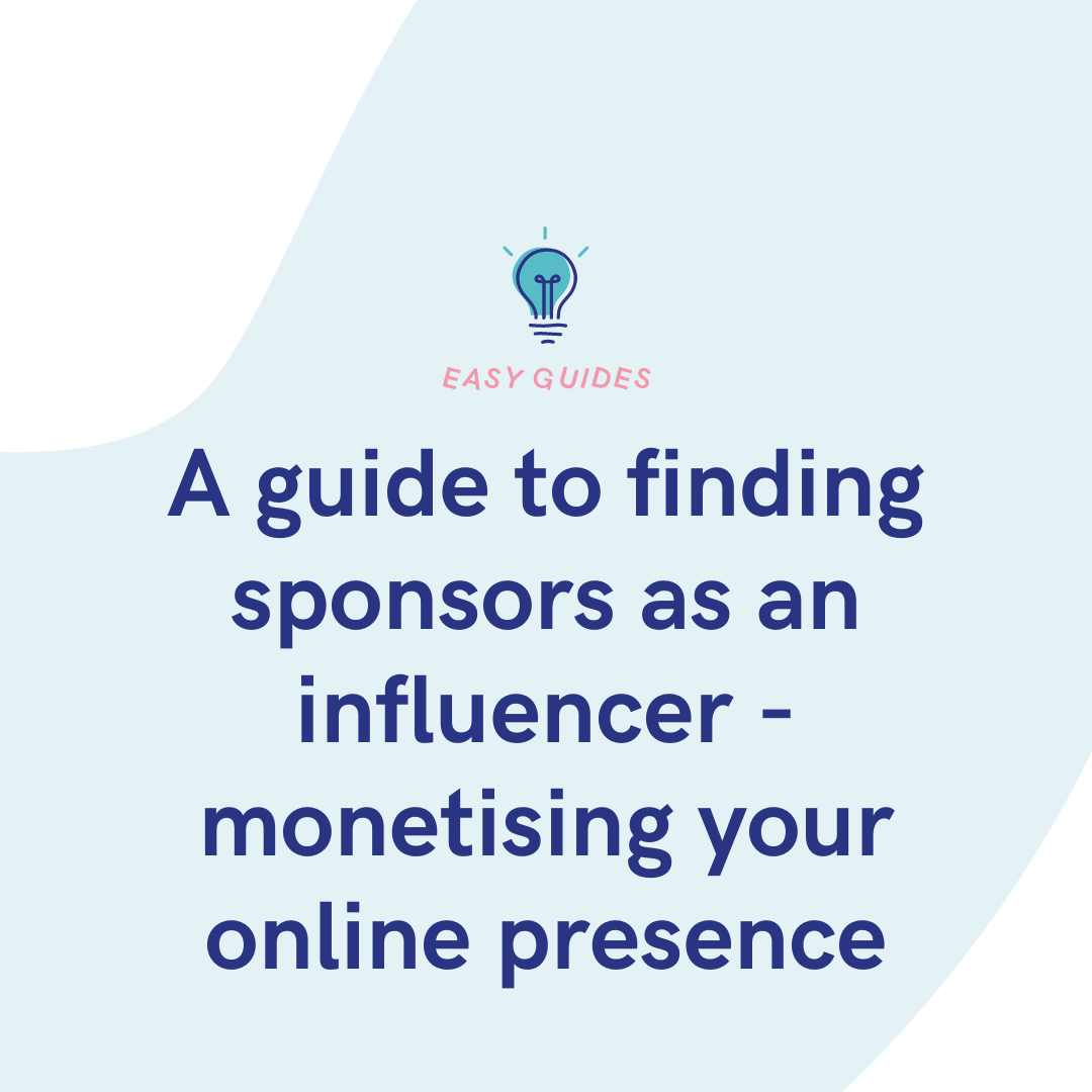 How to find sponsorships as a small influencer online