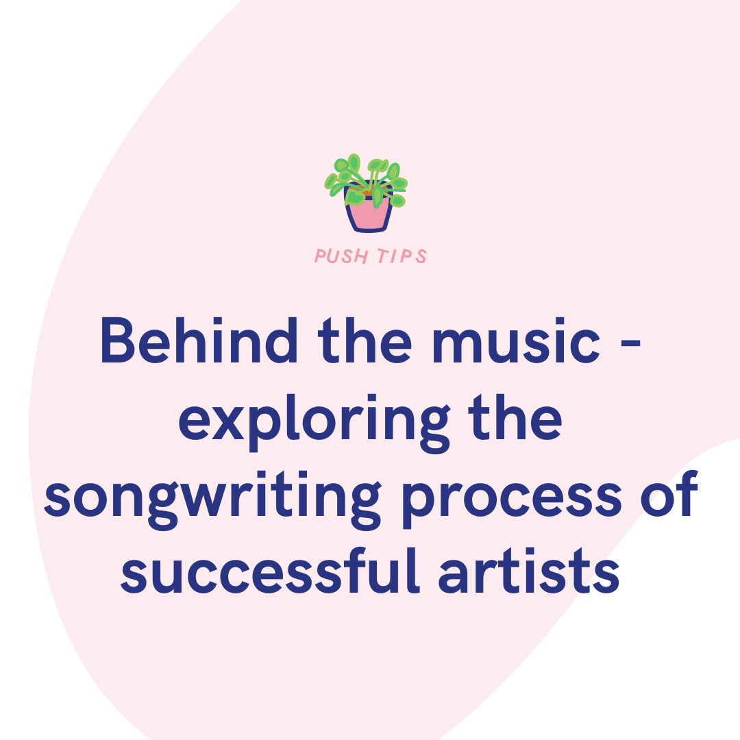 Exploring the songwriting process of a musician