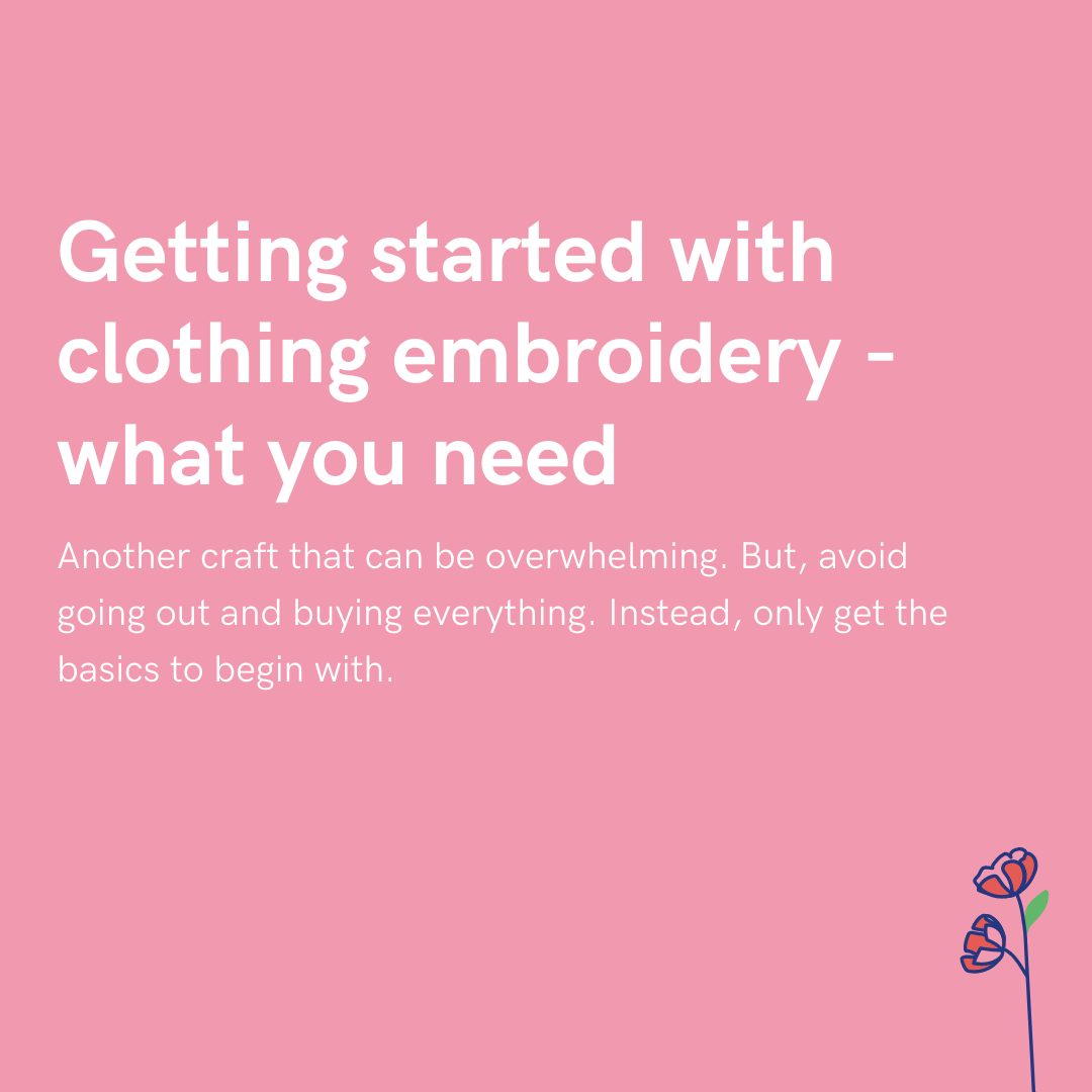 Getting Started With Clothing Embroidery What You Need Push Fm