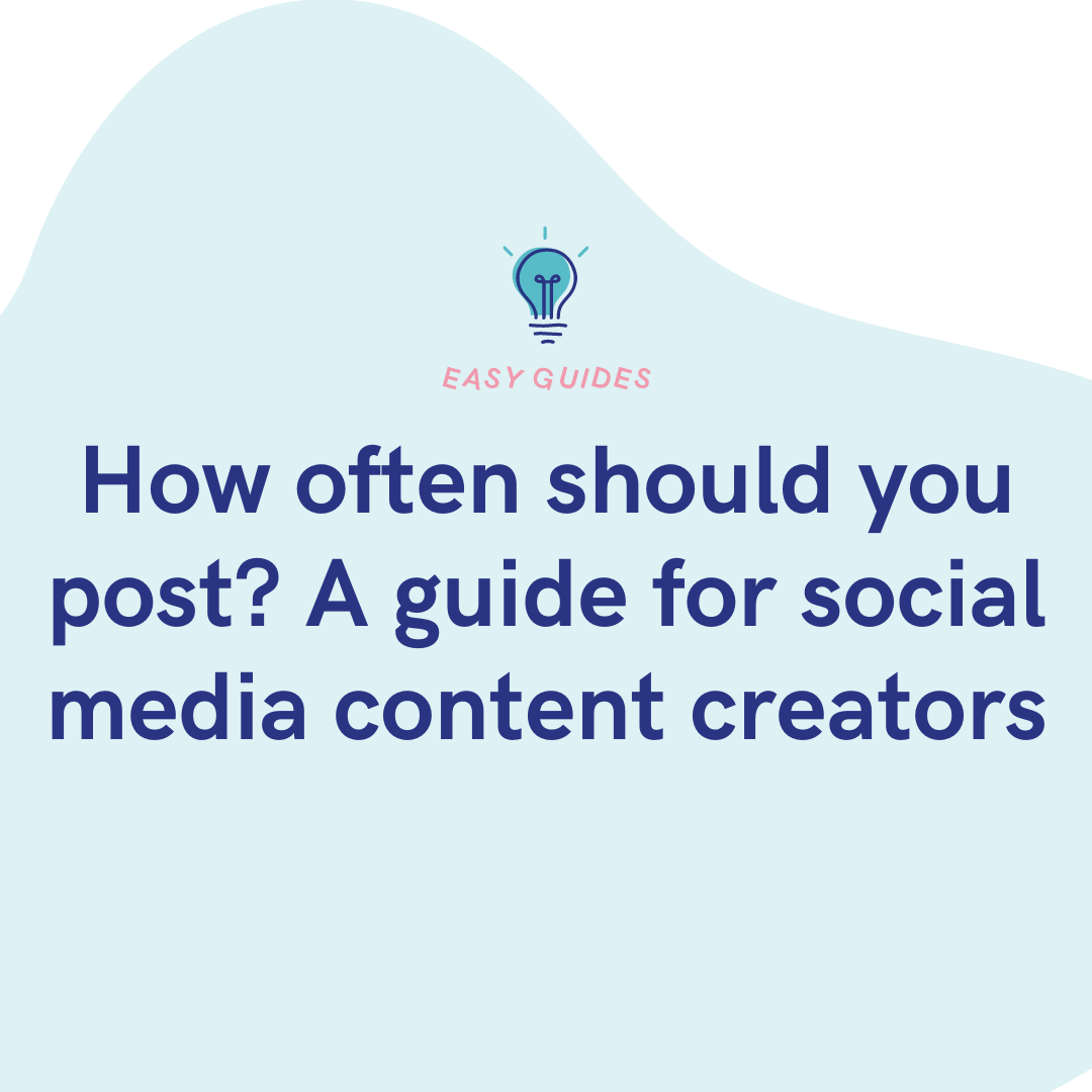How often should content creators post to social media?