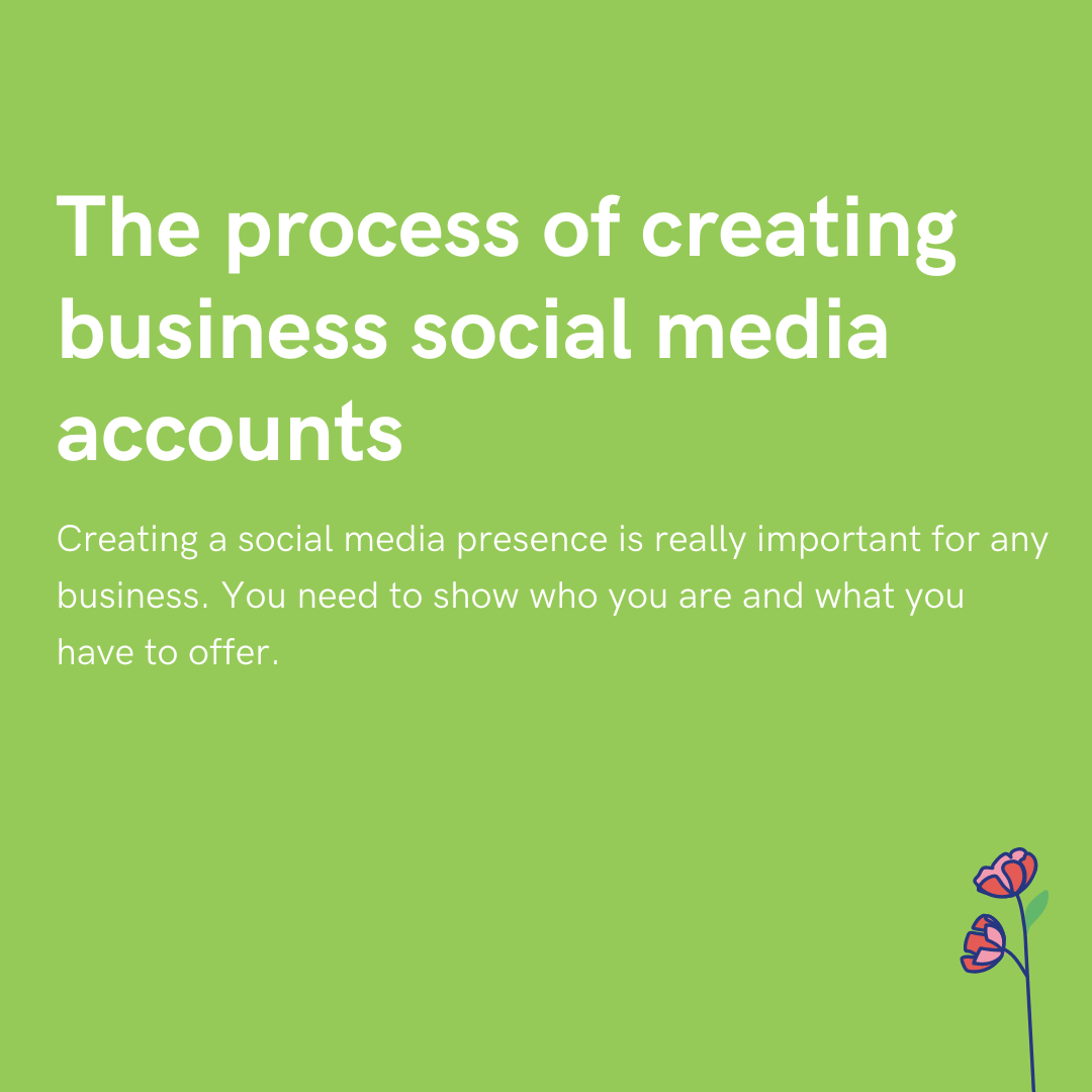 The process of creating business social media accounts - PUSH.fm