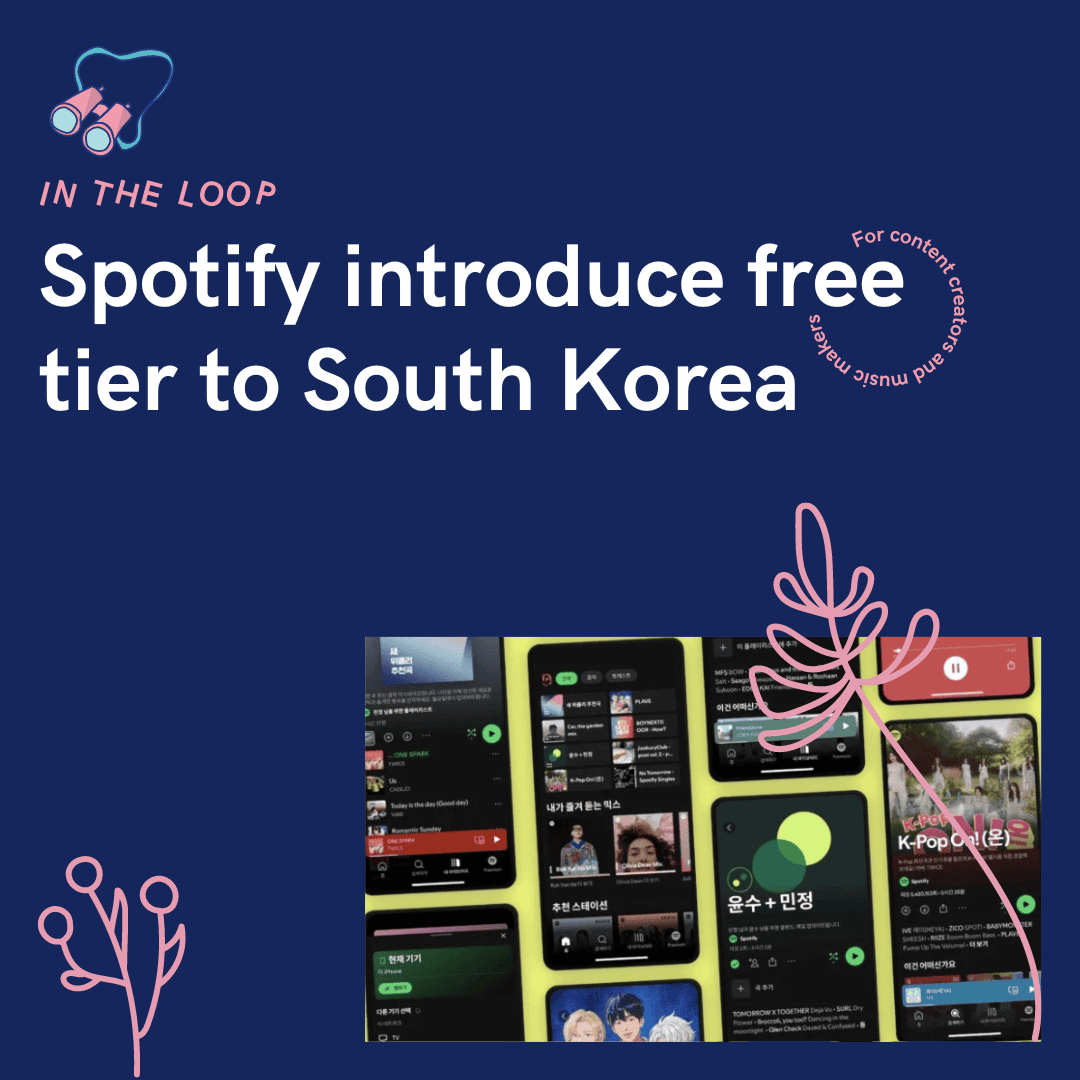 Spotify introduce free tier to South Korea - PUSH.fm