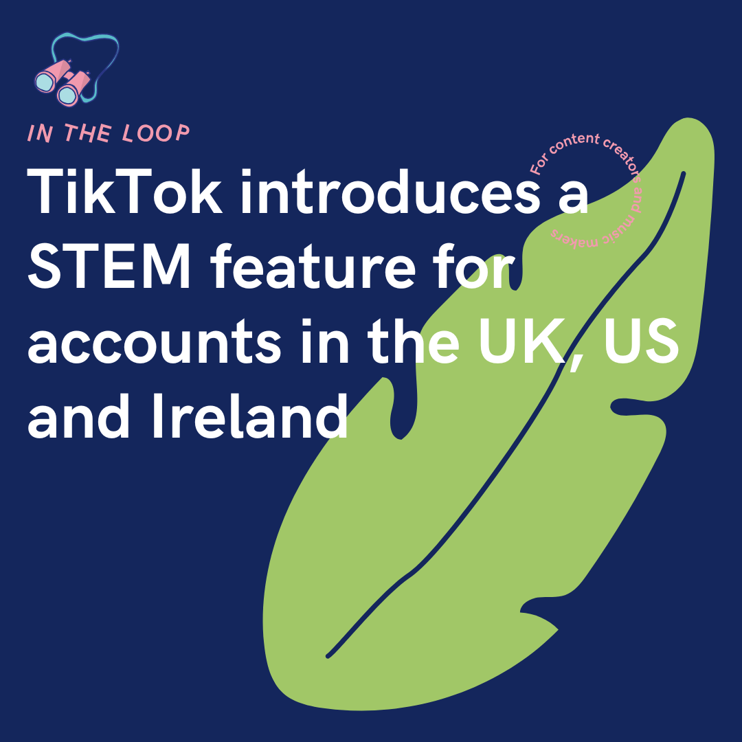 TikTok introduces a STEM feature for accounts in the UK, US and Ireland - PUSH.fm