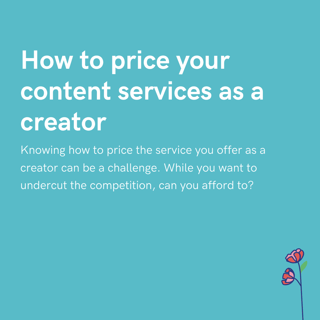 How to price your content services as a creator - PUSH.fm