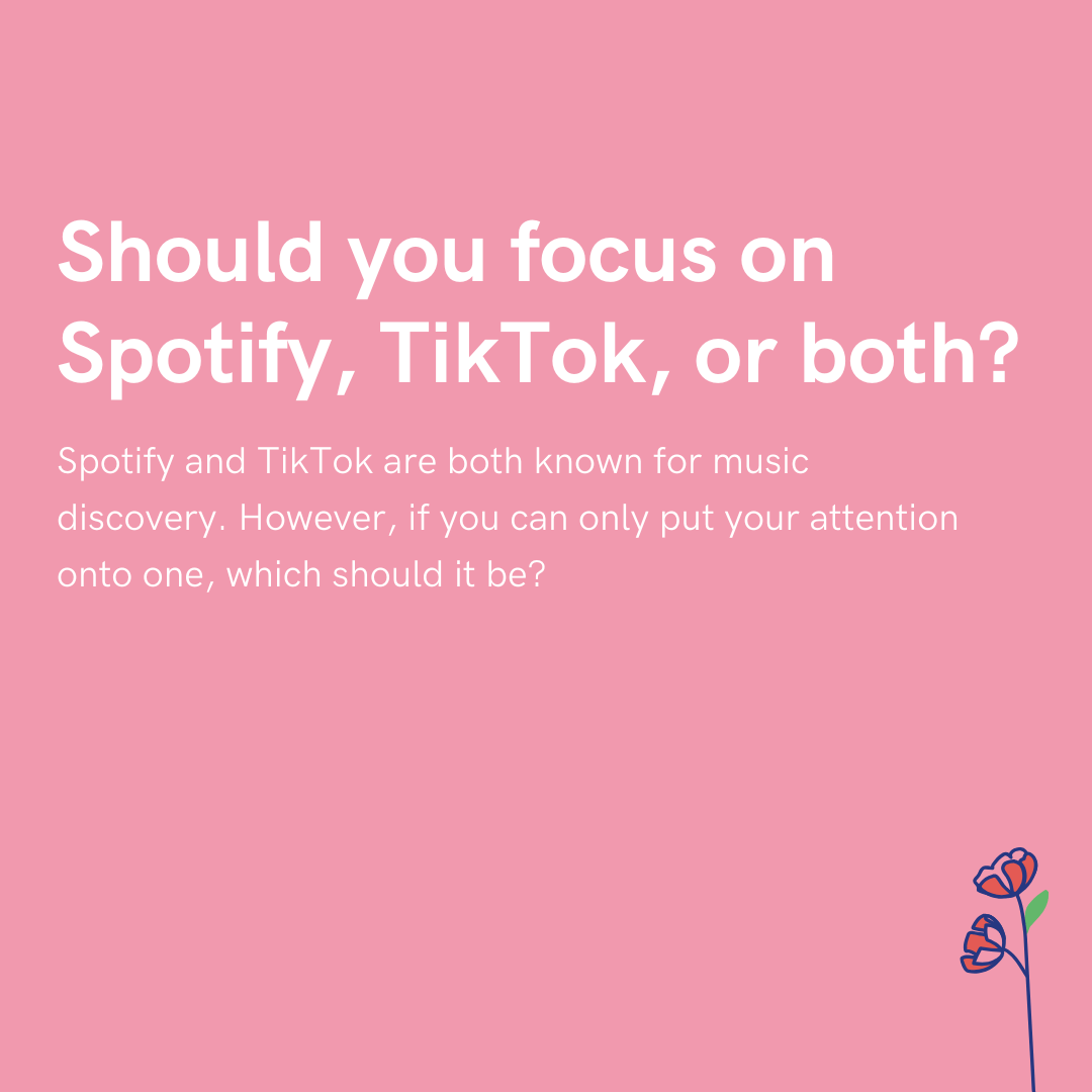 Should you focus on Spotify, TikTok, or both? - PUSH.fm Should you focus on Spotify, TikTok, or both? - PUSH.fm