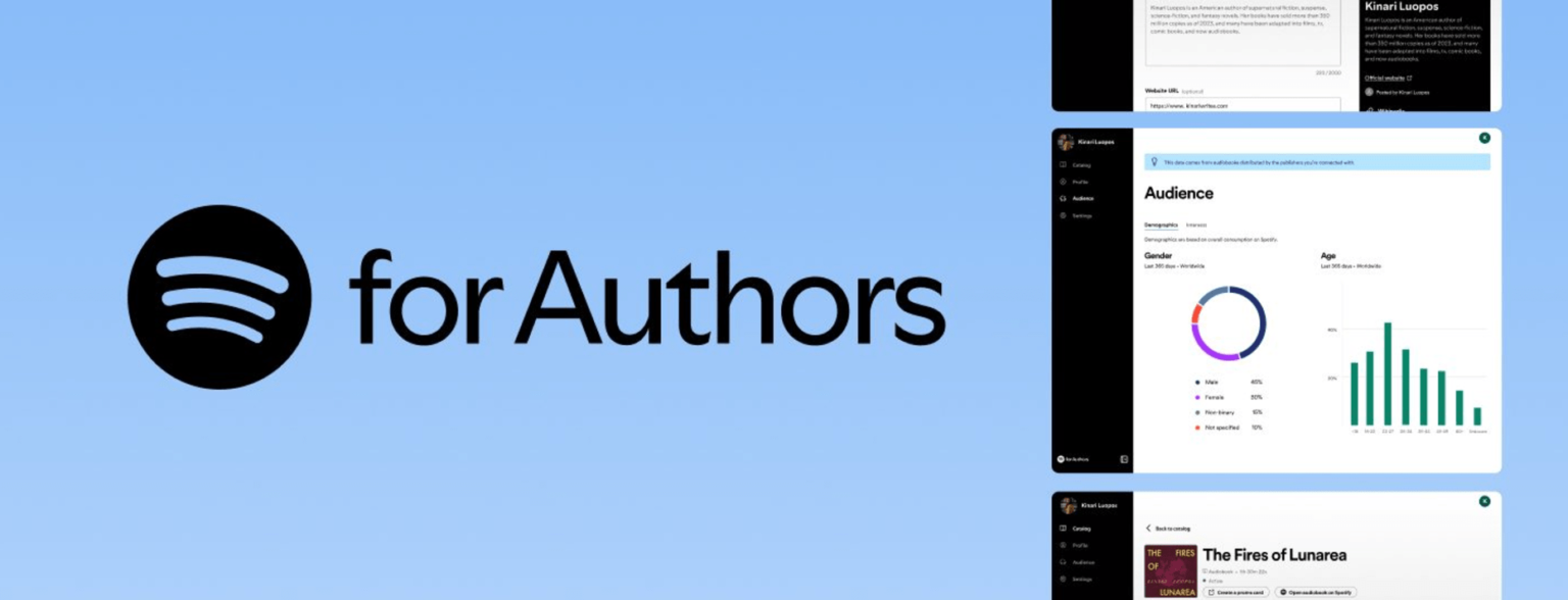Spotify for Authors - a platform for publishers and authors