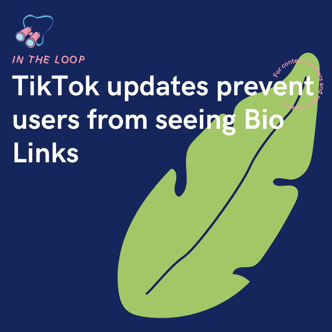 TikTok updates prevent users from seeing Bio Links - PUSH.fm TikTok updates prevent users from seeing Bio Links - PUSH.fm