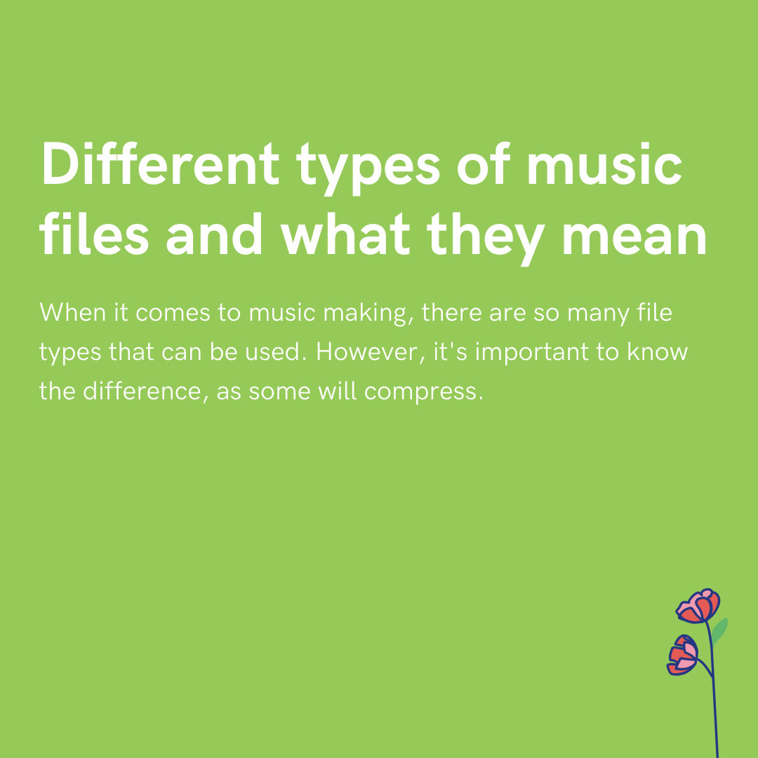 Different types of music files and what they mean - PUSH.fm