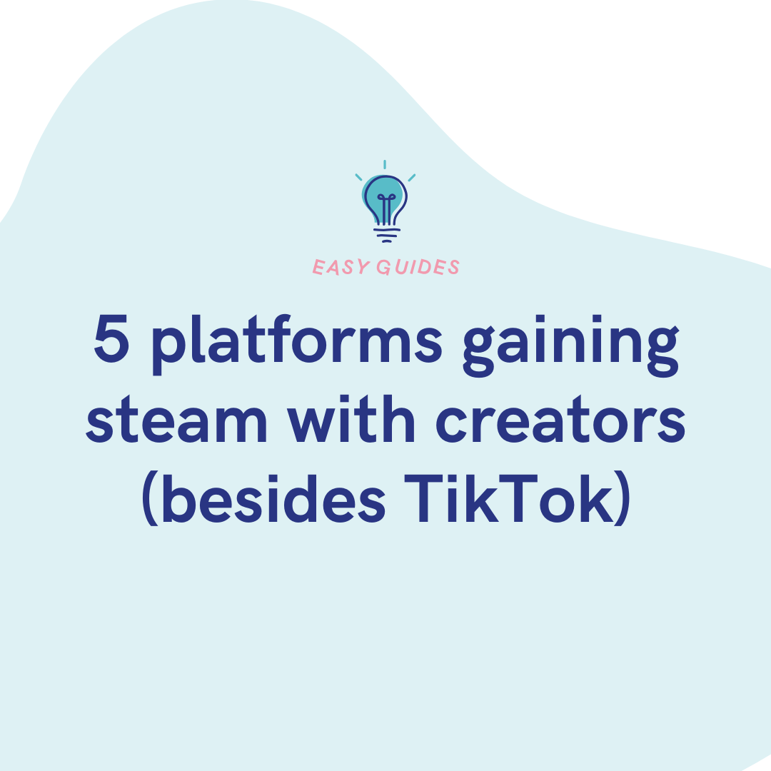 5 platforms gaining steam with creators (besides TikTok) - PUSH.fm