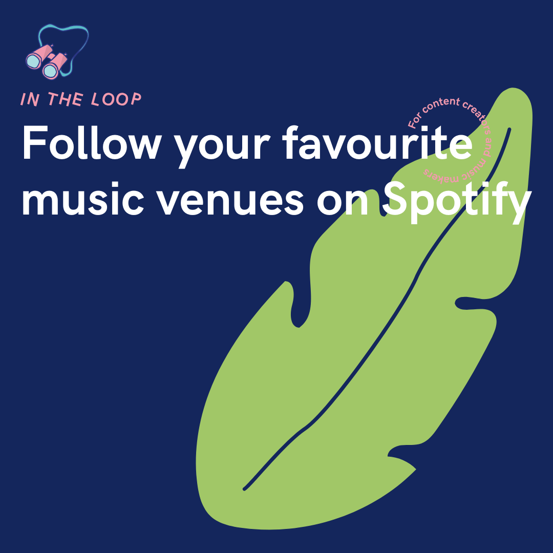 Follow your favourite music venues on Spotify - PUSH.fm
