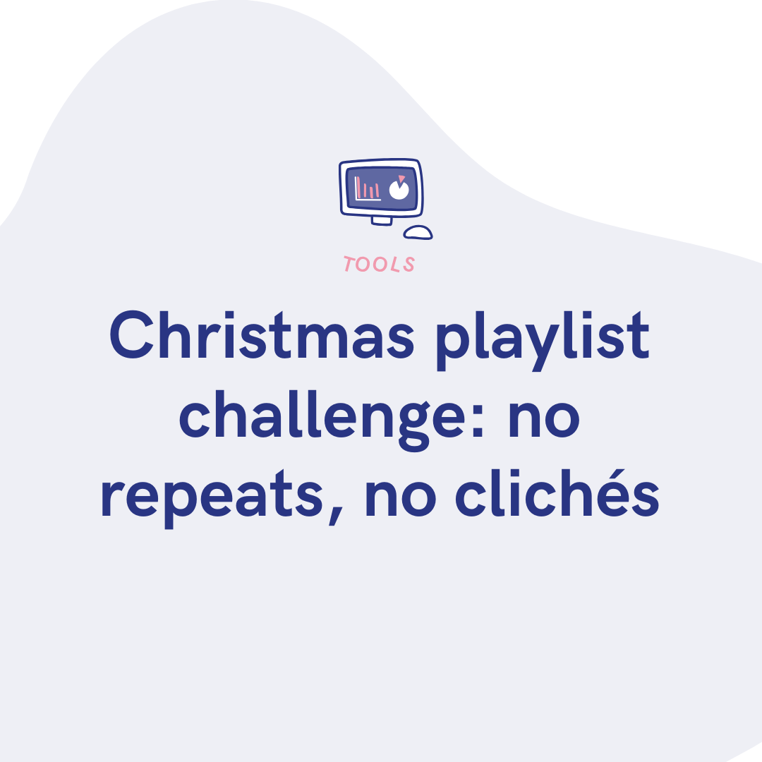 Christmas playlist challenge: no repeats, no clichés - PUSH.fm